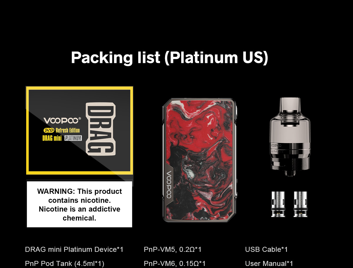 DRAG mini Refresh Edition-VOOPOO VAPE Spark Your Life